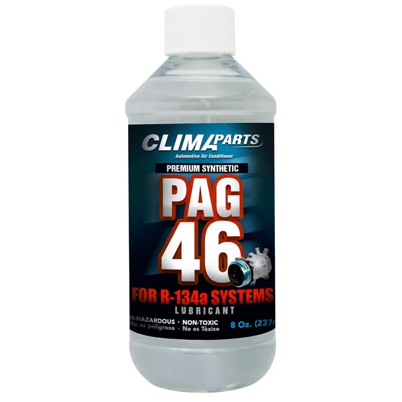 Premium Synthetic A/C Refrigerant Oil Pag 46 Vis 8Oz. for R134a System