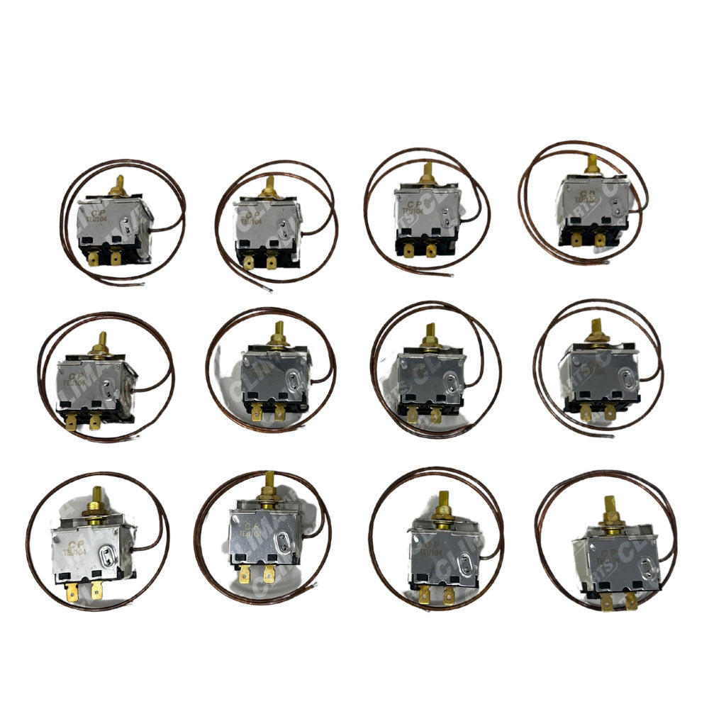 TEU104-12 A/C Switch Universal Thermostatic Rotary Switch w/ Copper Ca